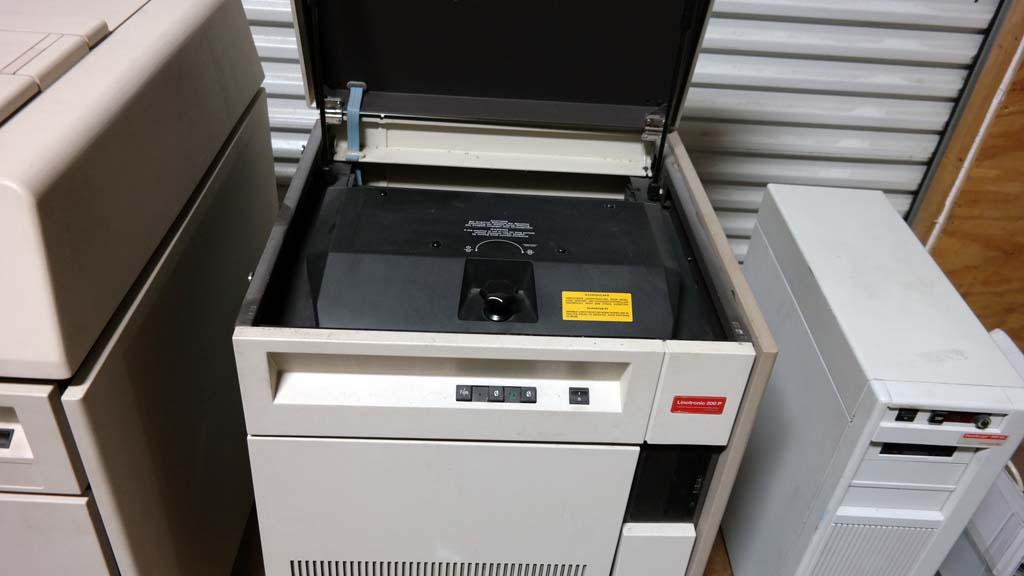 Lot #63: Linotronic 200P Imagesetter and RIP - WireBids